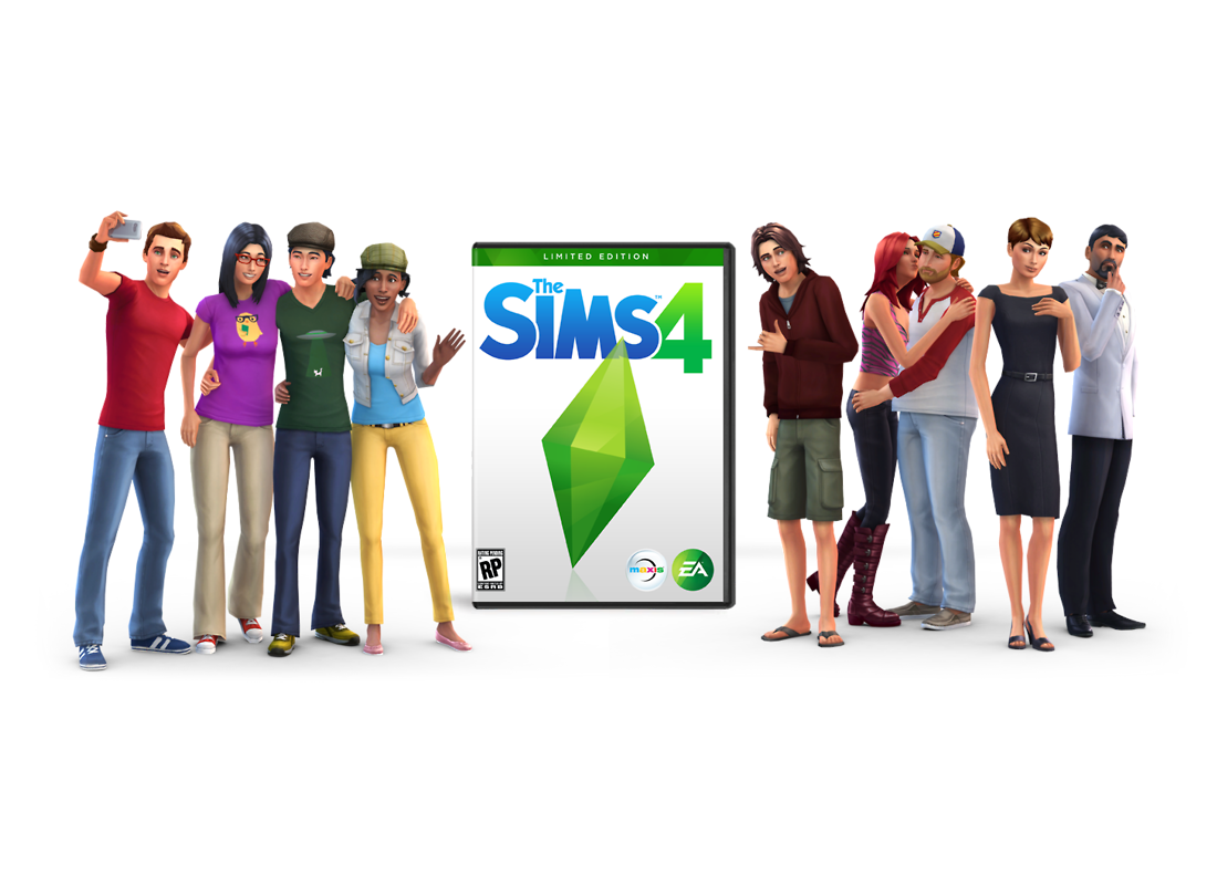 The Sims 4 Render Boxart - Sims Online