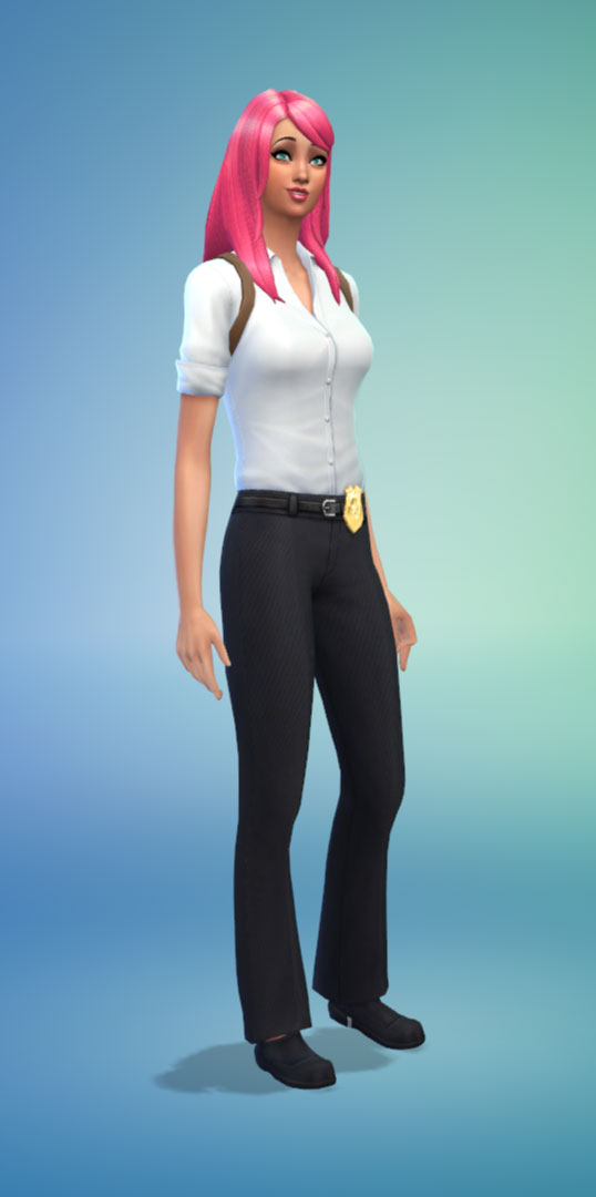 Sims 4 Detective Outfit CC