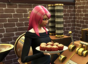 Baking Cupcakes with the Cupcake Machine in The Sims 4