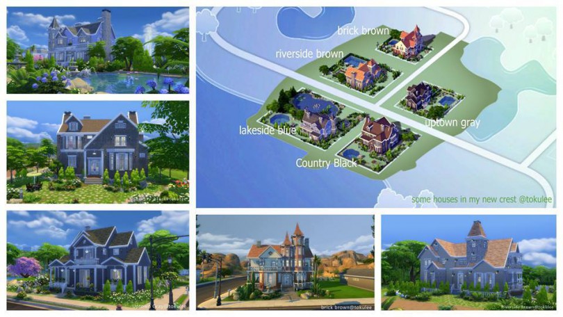 Fill up Newcrest with these Houses and Venues! - Sims Online