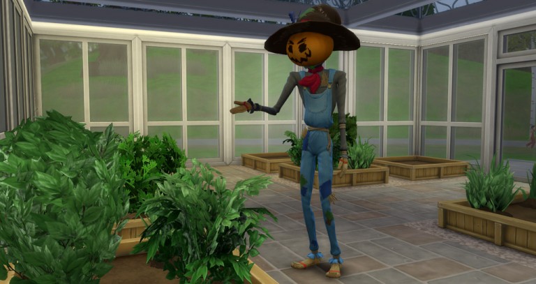 Let’s meet Patchy the Scarecrow - Sims Online