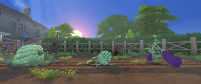 Growing a Garden full of Oversized Crops - Sims Online