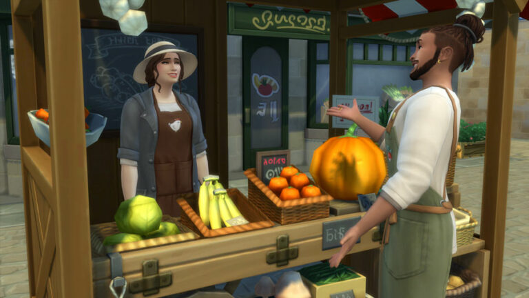 Growing a Garden full of Oversized Crops - Sims Online